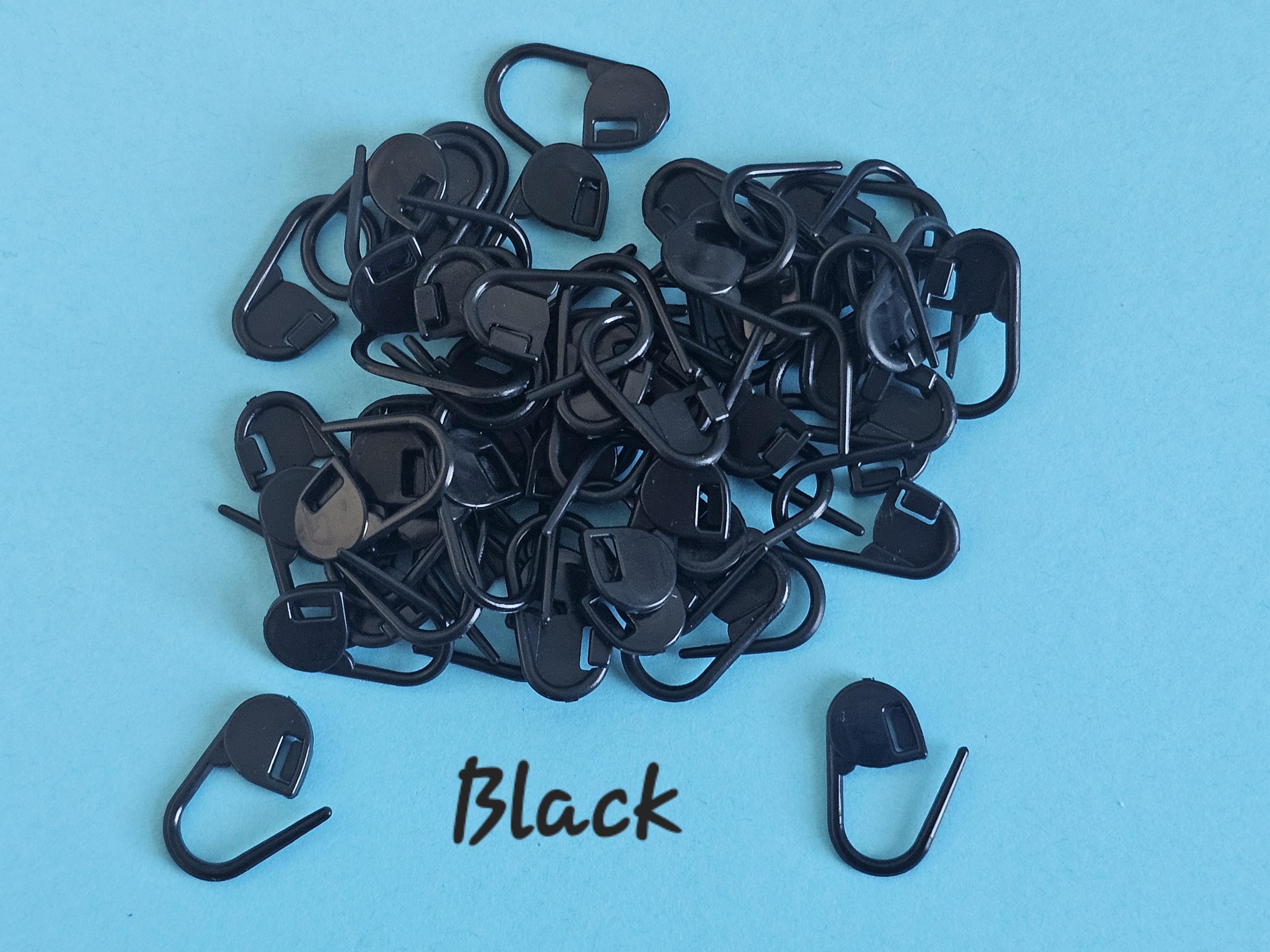 Stitch Markers Set of 10, 25, 50 Random Color Plastic for Crochet or ...