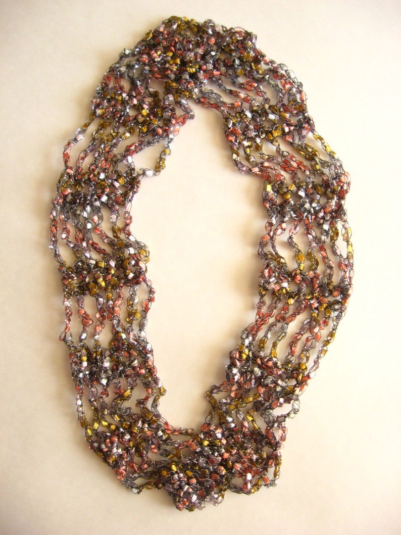 Crocheted Trellis Ladder Yarn V-cluster Scarf PATTERN - Etsy