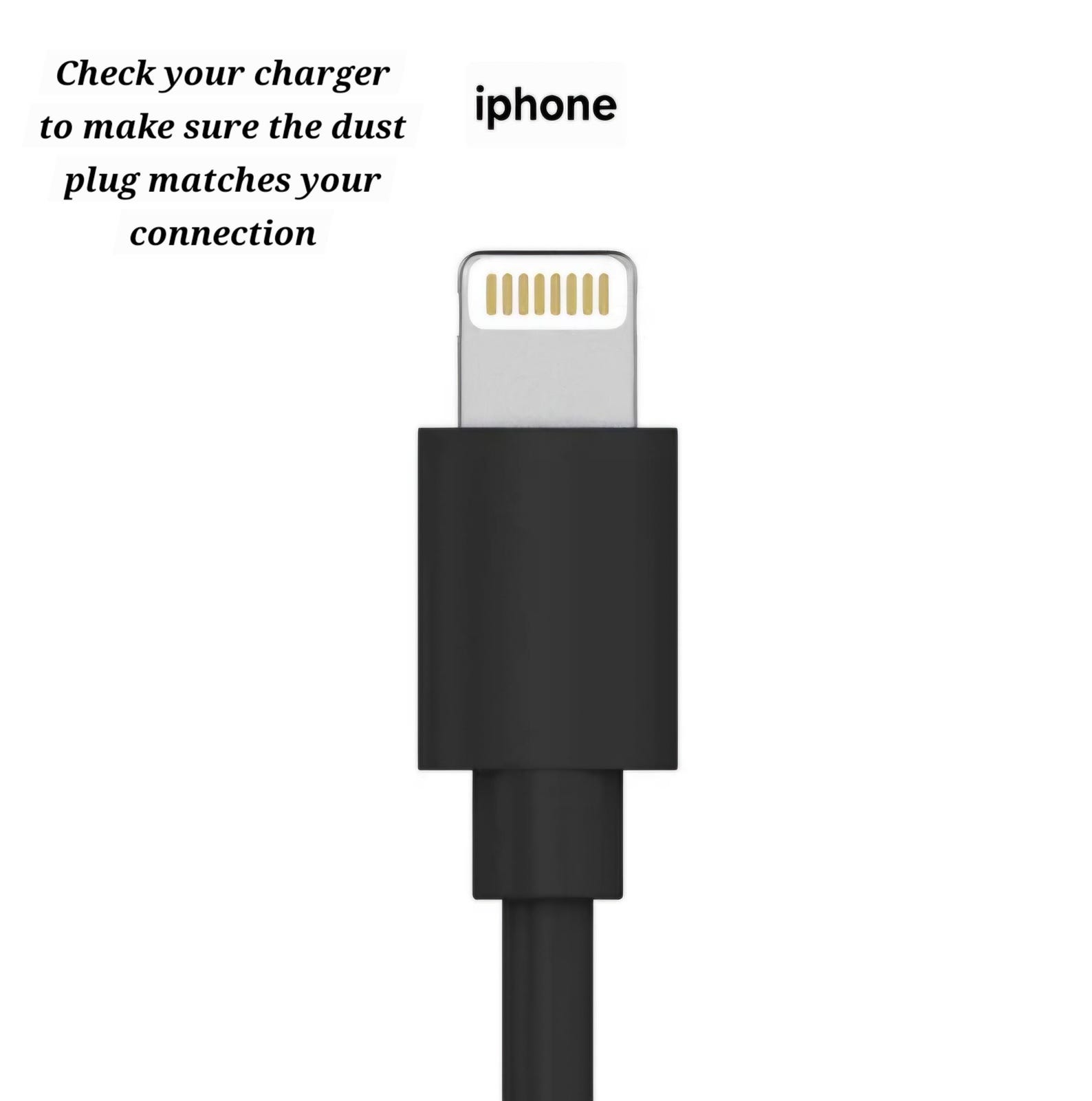 Dust Plug With Clip for USB-C, I Phone I OS & Micro USB Protective Port ...