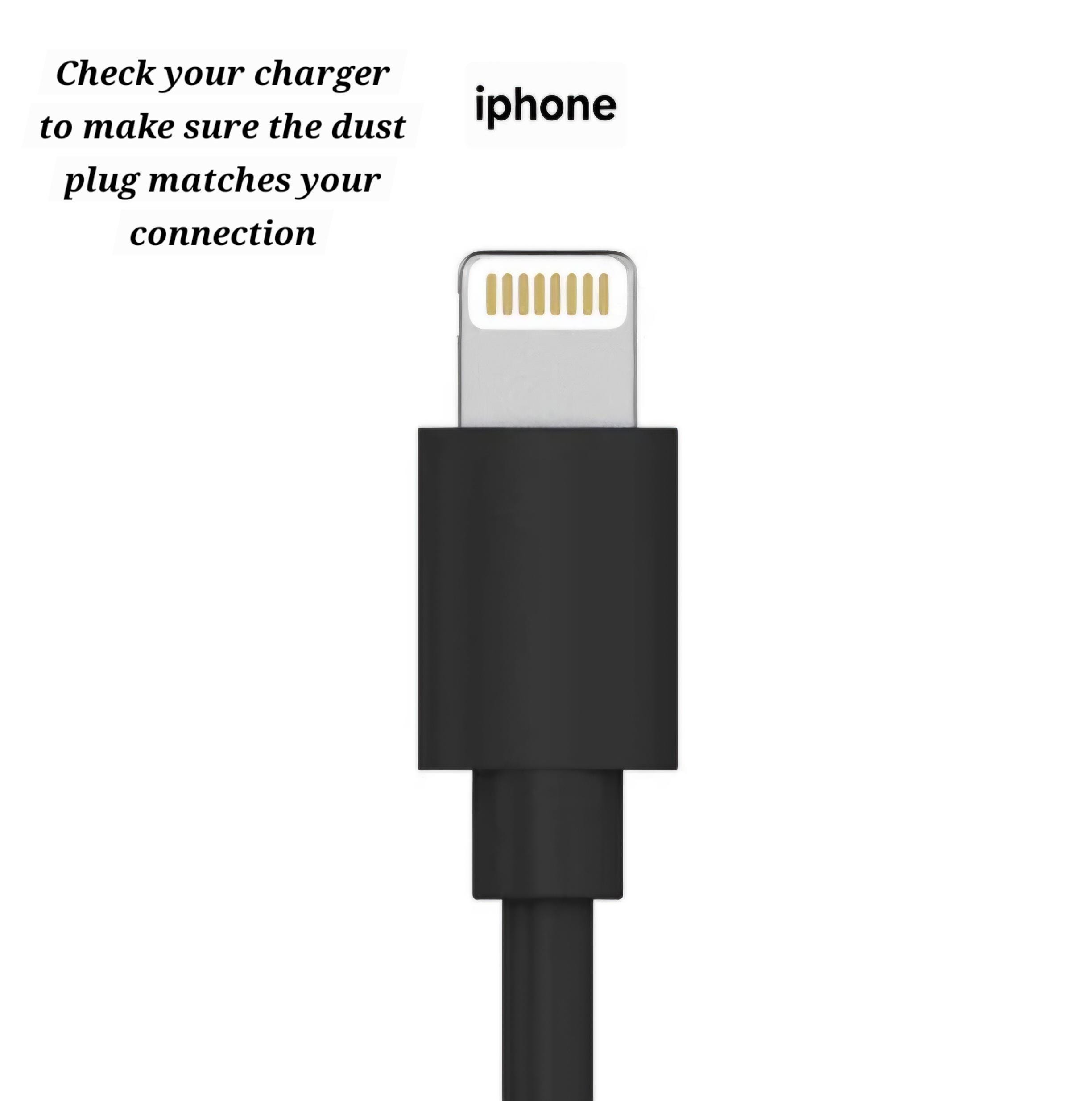 Dust Plug With Clip for USB-C, I Phone I OS & Micro USB Protective Port ...