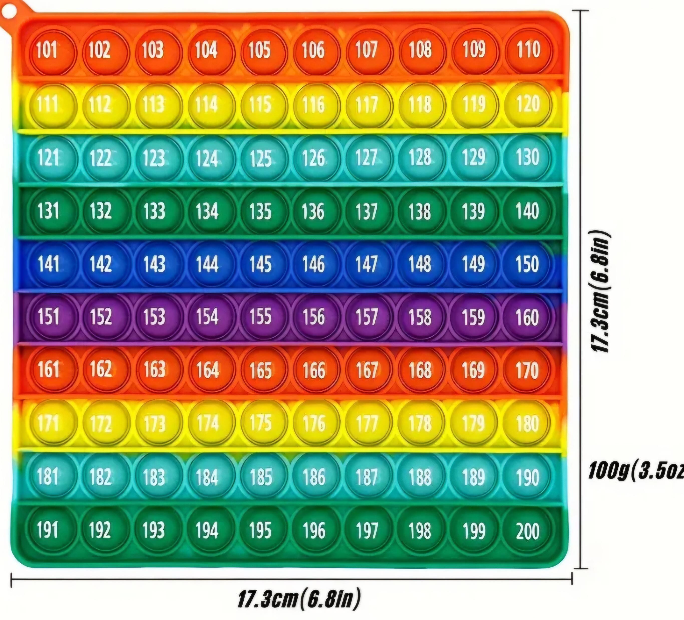 Numbered Pop Fidget Row Counter for Knitting and Crocheting Progress ...