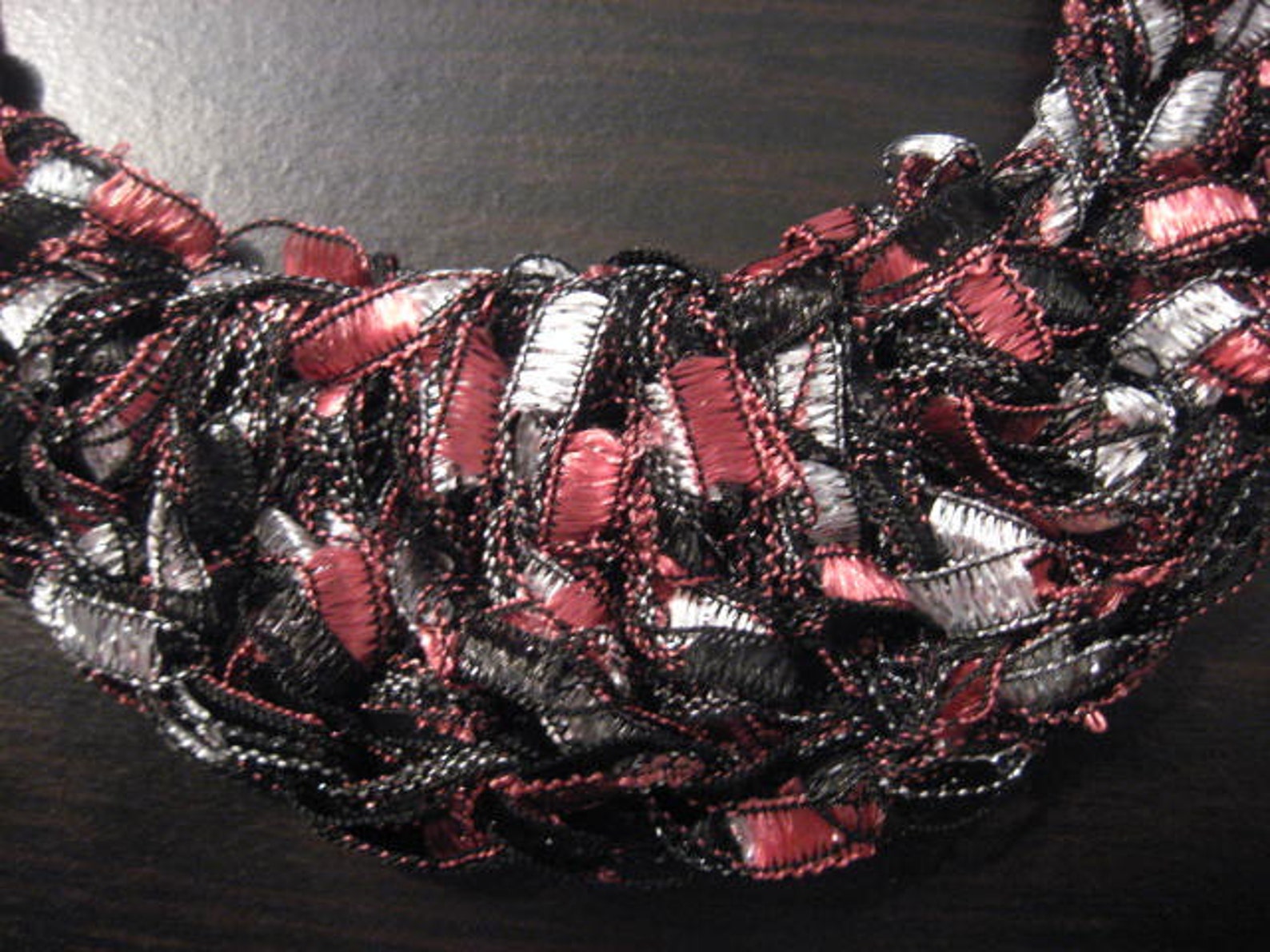 Trellis Ladder Yarn Crochet BIB Necklace PATTERN - Etsy