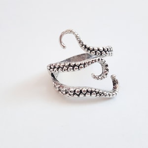 Yarn Tension Ring Octopus | Adjustable Size Crochet Ring |beginner ...