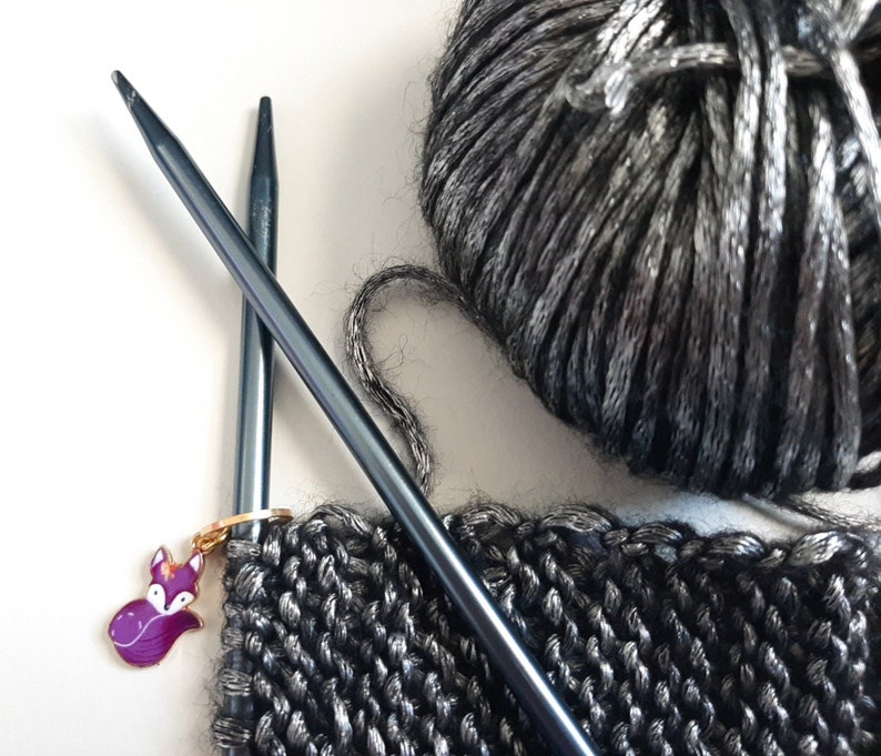 Stitch Markers Fox Characters for Crochet and Knitting Set - Etsy