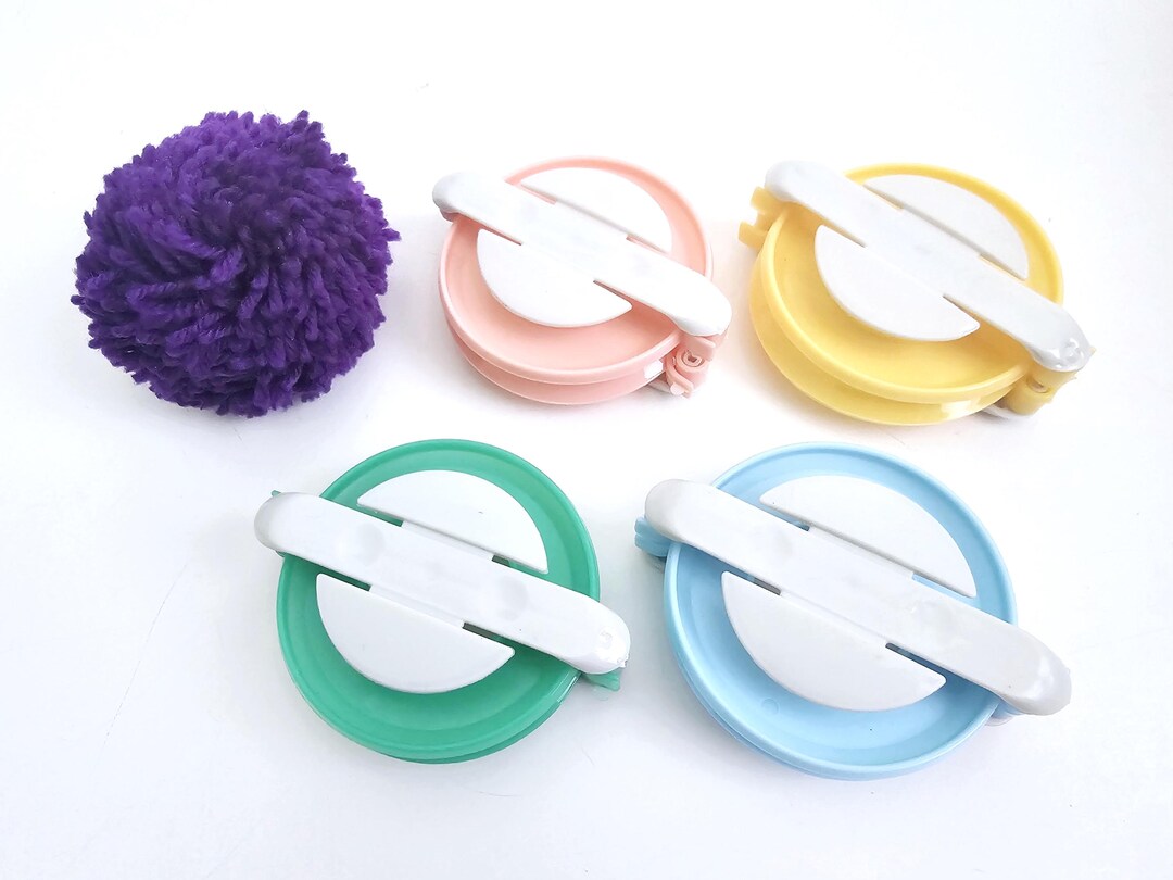 1pc Large Pompom Maker Yarn Fluff Ball for Beanie Hats and Pom Pom ...