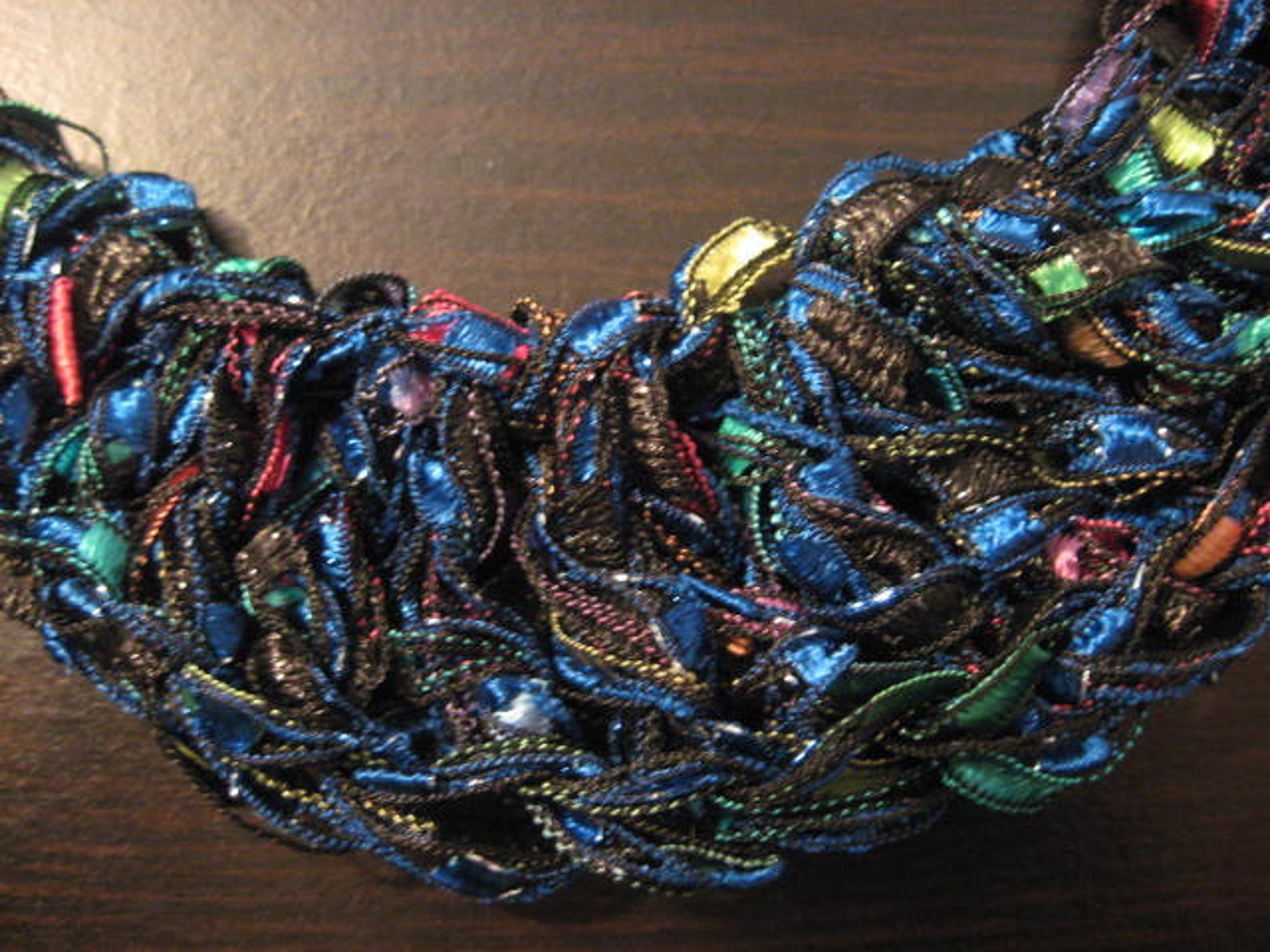 Trellis Ladder Yarn Crochet BIB Necklace PATTERN - Etsy