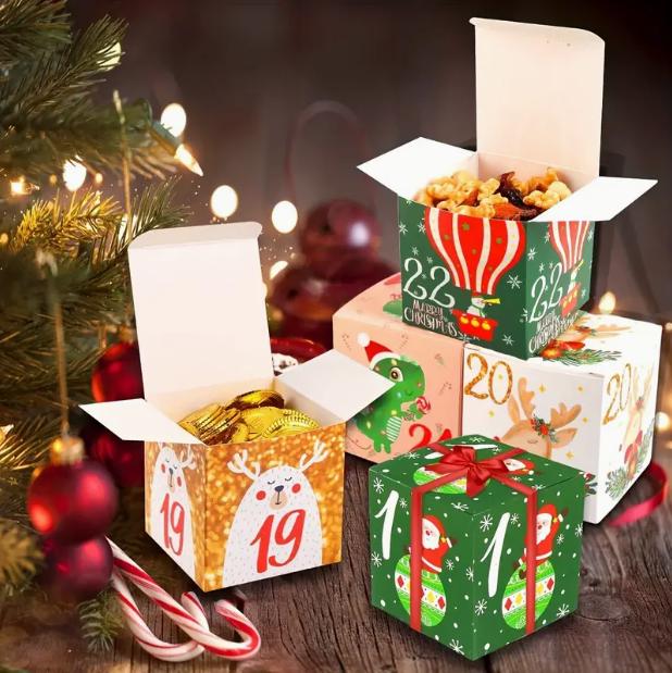 Advent Calendar Empty 24 Box Set DIY Make Your Own Countdown to ...