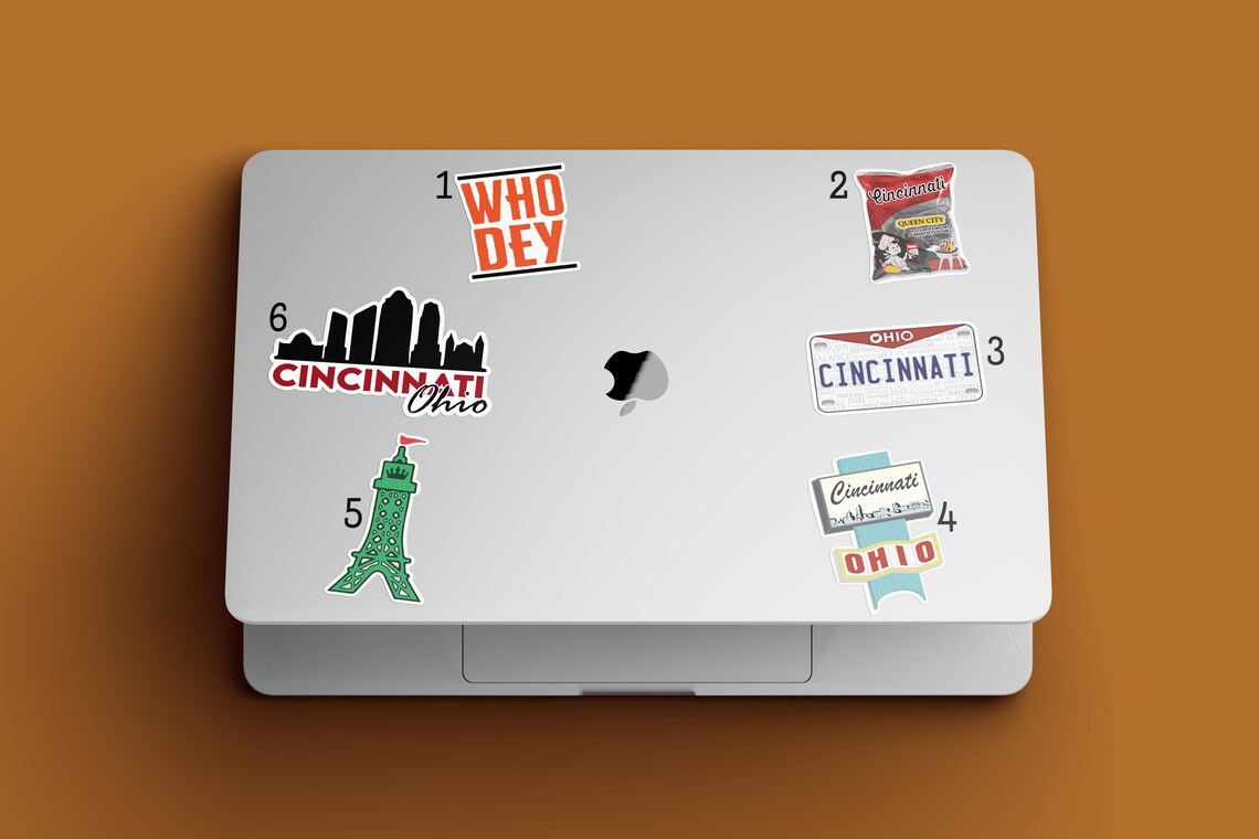 Cincinnati - Queen City Stickers - Etsy