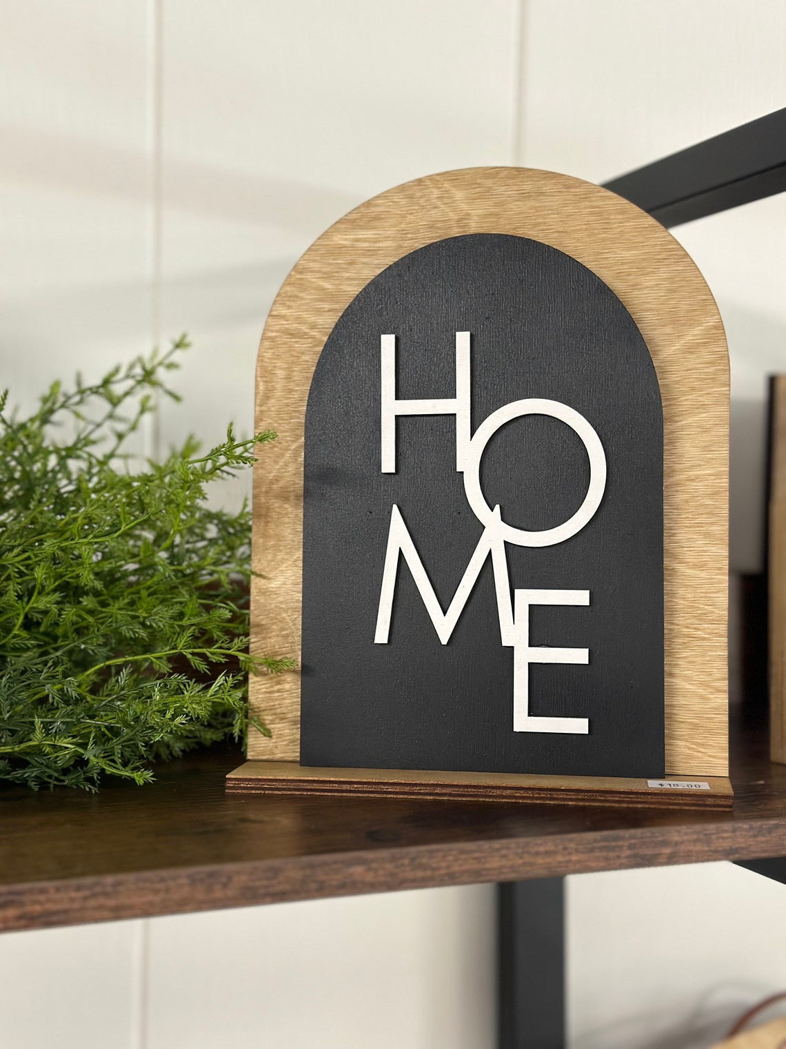 HOME Arched Stand, Arch Home Sign, Retro Home Decor, Boho Home Sign ...