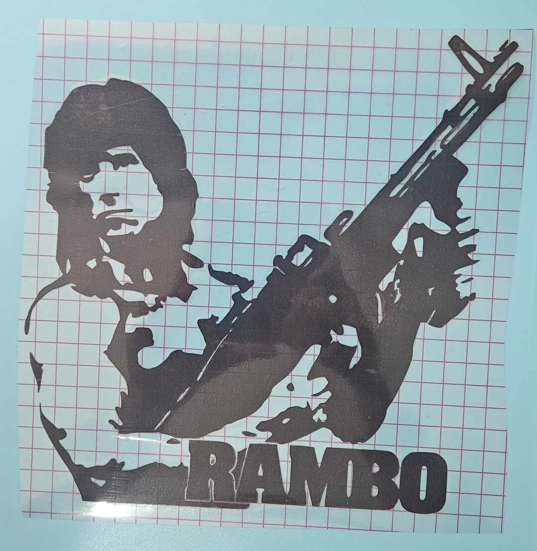 Rambo Decal - Etsy