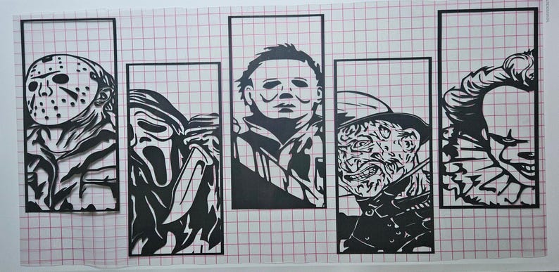 HUGE Horror Decal - Etsy