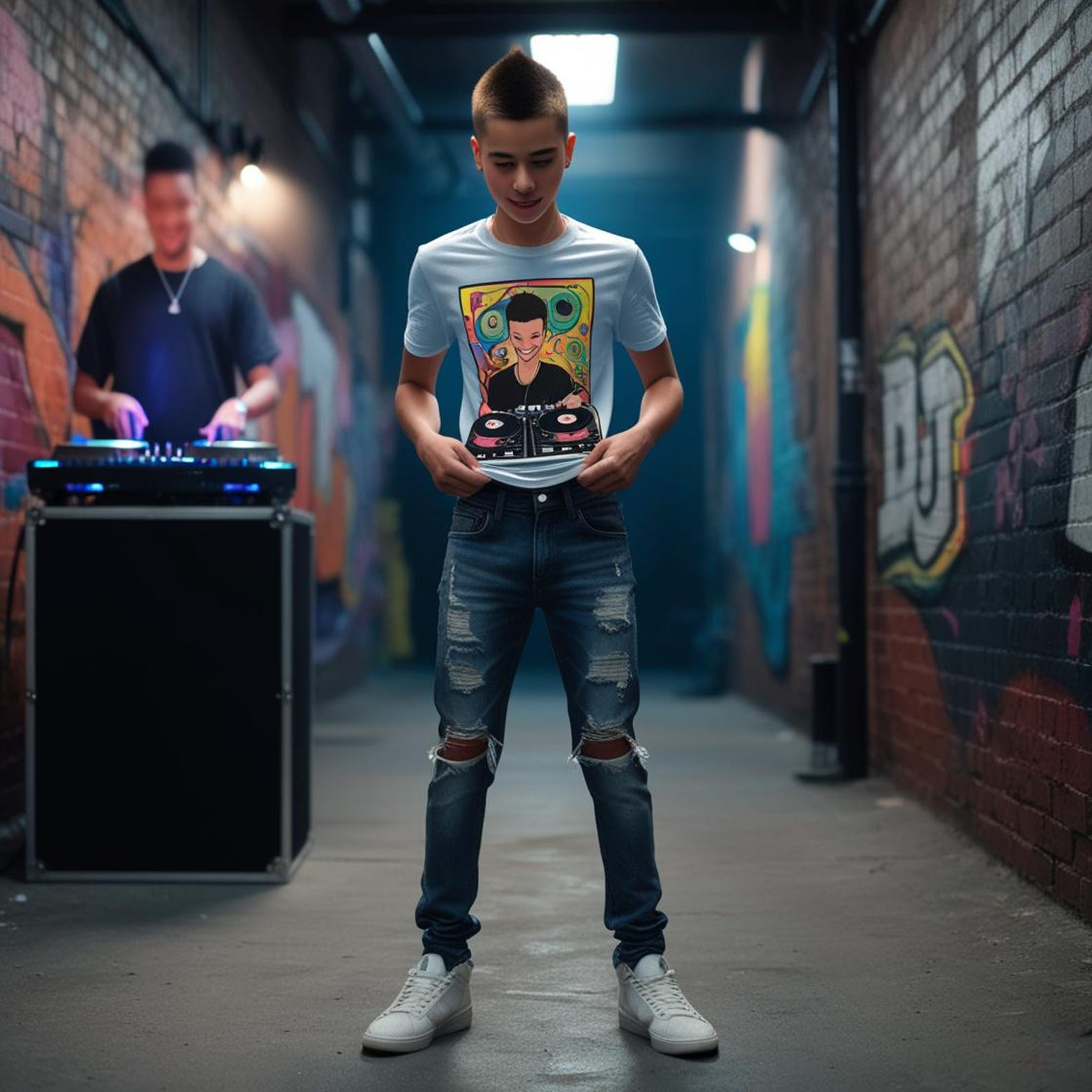 TITLE Break Beats-vinyl Records-scratch Retro T Shirt Design Bundle PNG ...