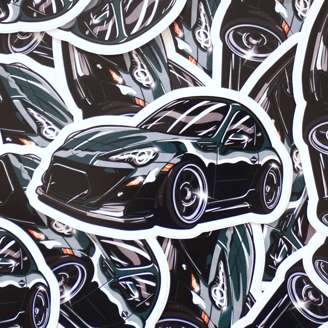Lunatics Ridge Green FRS / BRZ / GT86 Stance Car 4-inch Vinyl Sticker ...