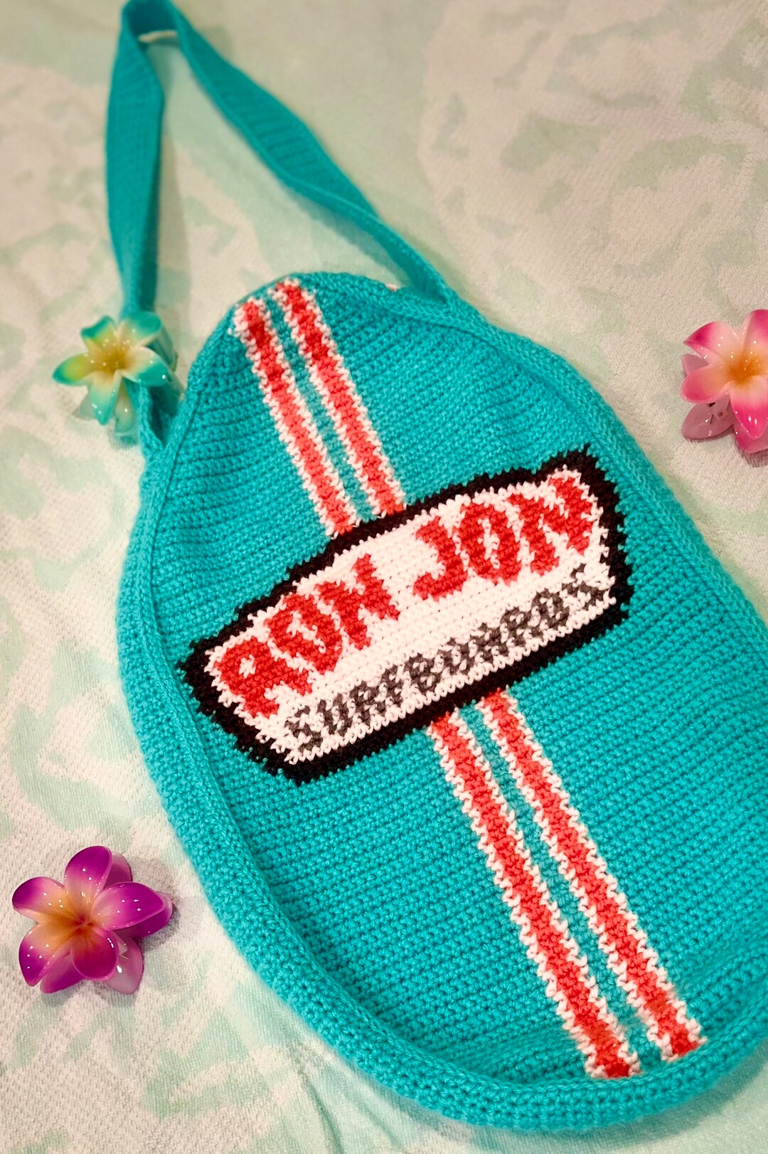 Crochet Surf & Turf Tote - Etsy
