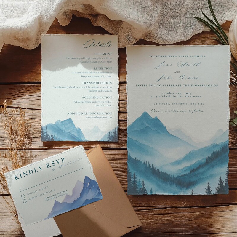 Nature Invitation - Etsy