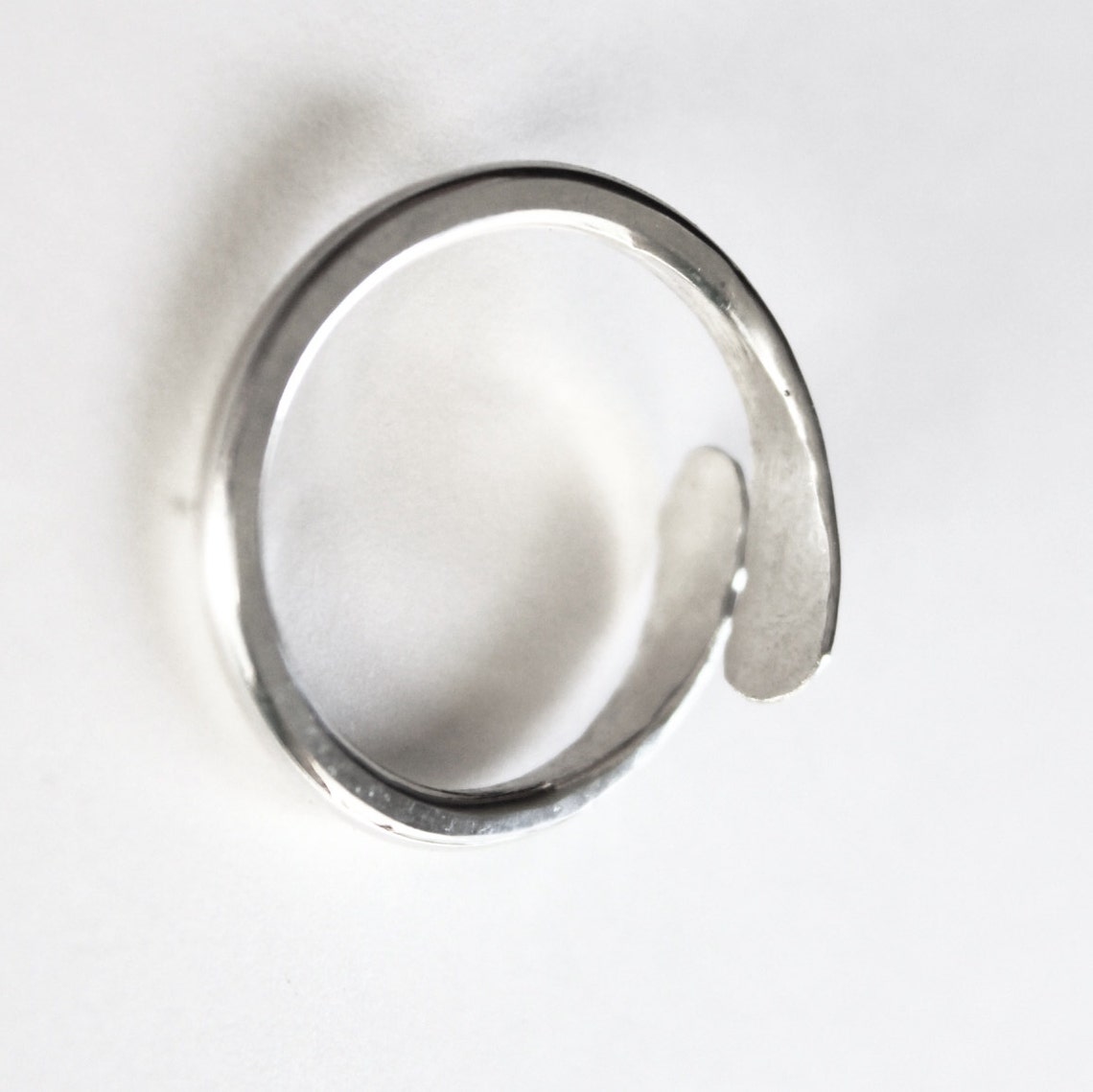 Ring Sterling Silver Overlap Ring Overlapping Ring 925 | Etsy