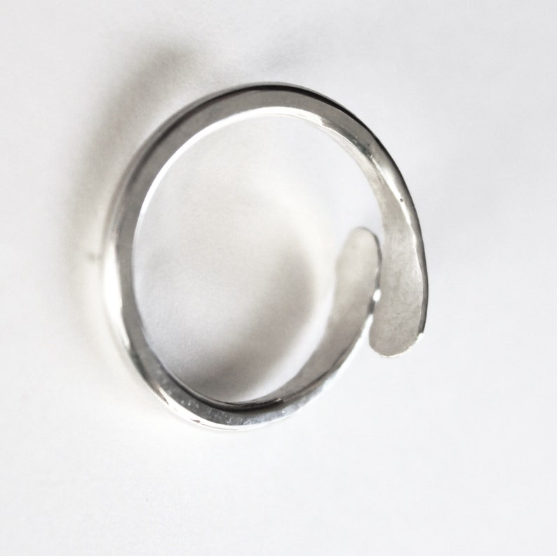 Ring Sterling Silver Overlap Ring Overlapping Ring 925 | Etsy