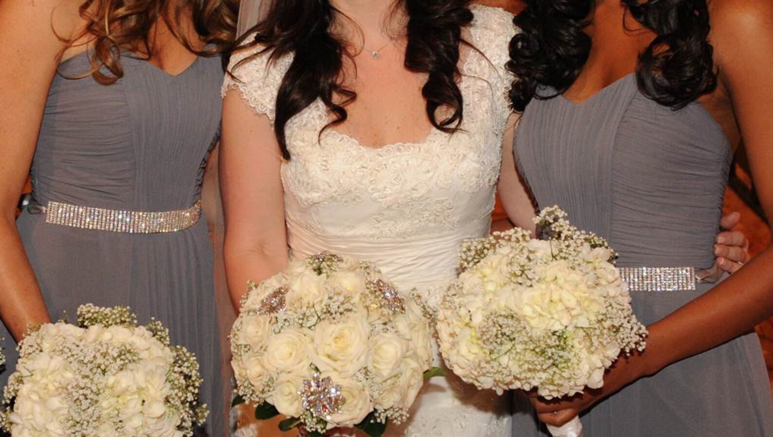 Sash - Silver Wedding Dress Sash or Headband - Custom Satin Ribbon ...