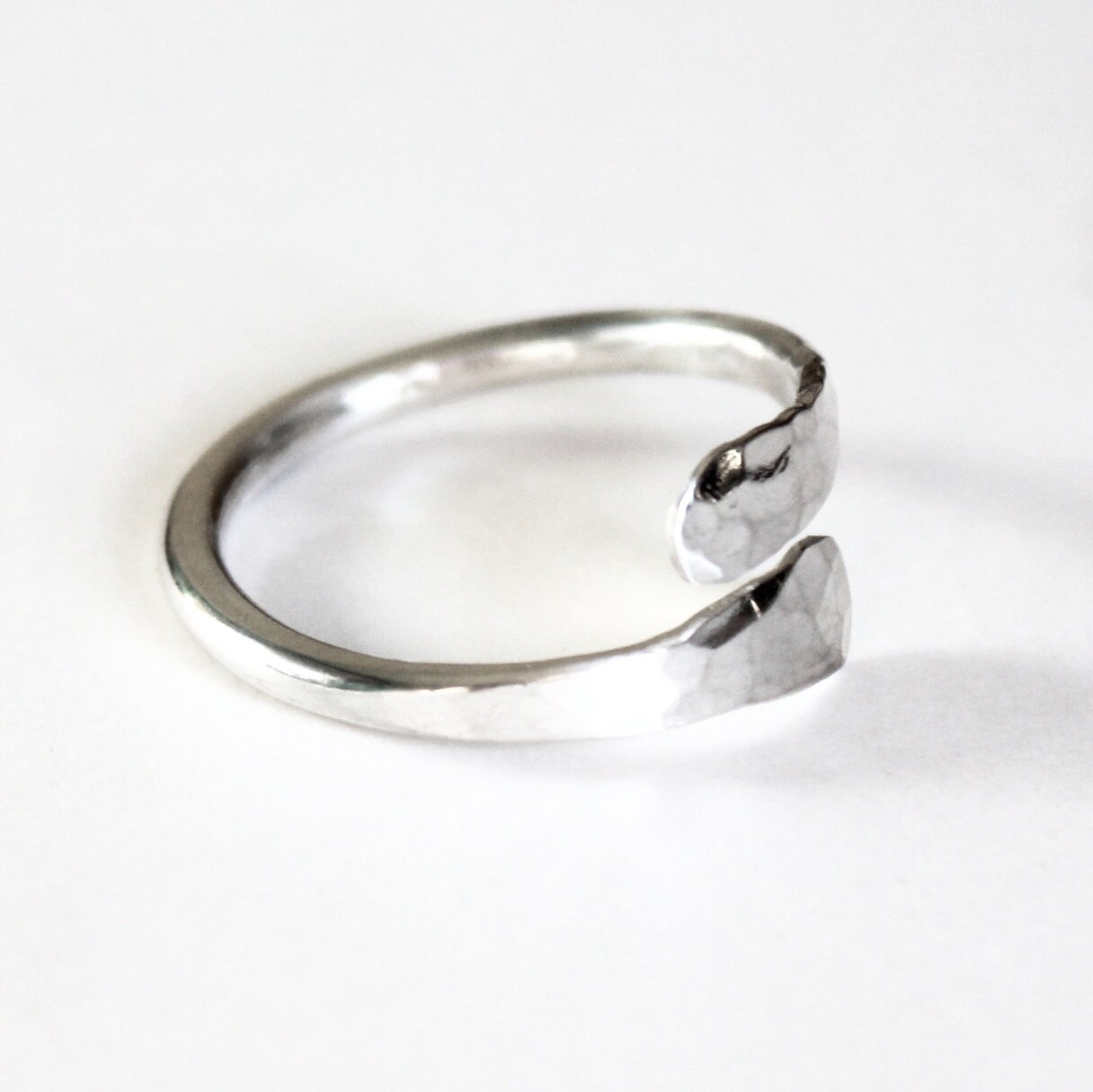 Ring Sterling Silver Overlap Ring Overlapping Ring 925 - Etsy