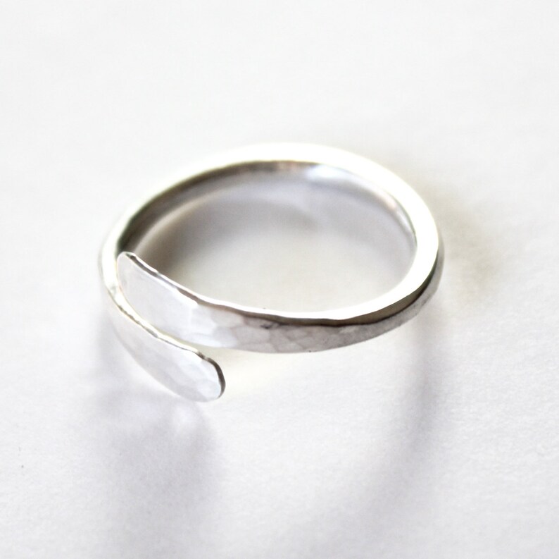 Ring Sterling Silver Overlap Ring Overlapping Ring 925 | Etsy