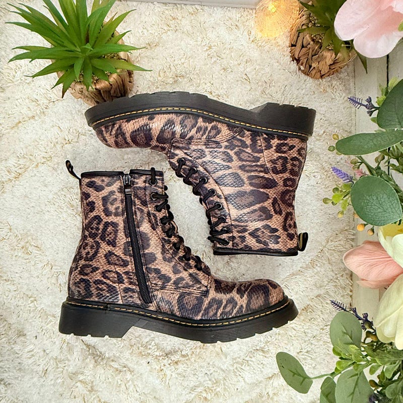 Fabric Combat Boots - Etsy UK