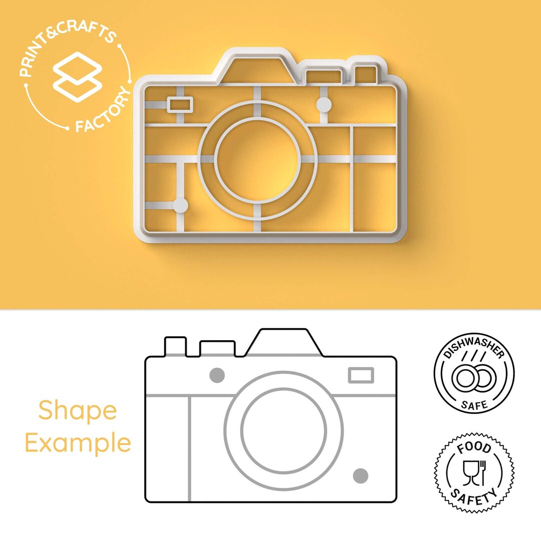 Retro Camera Cookie Cutter - Photography Analogy, Classic - Vintage and ...