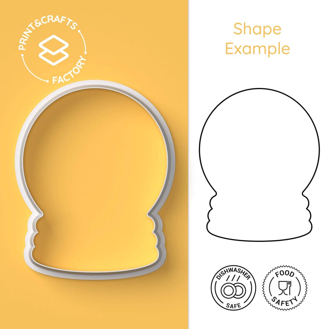 Snowball Cookie Cutter - Christmas Ornament, Xmas - Festive and Fun ...