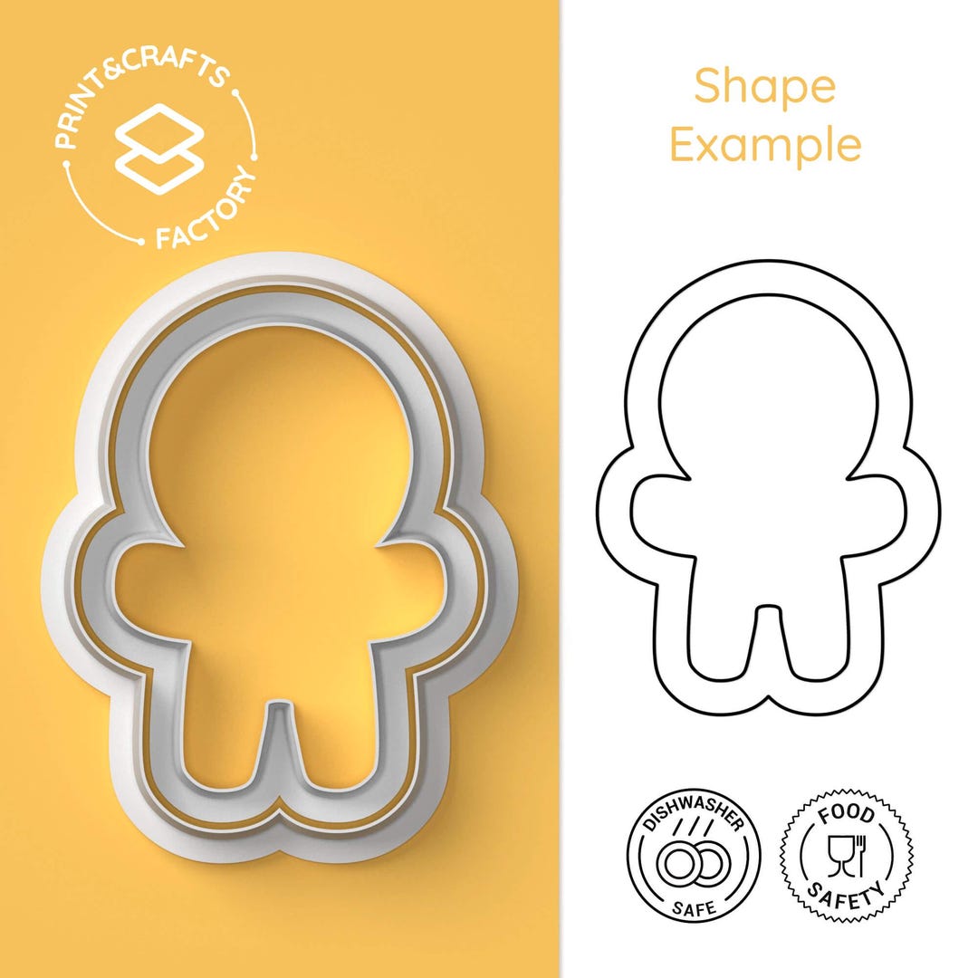Dual Cutter Gingerbread Cookie Set – Holiday, Cozy, Creative, Fun – 2 ...