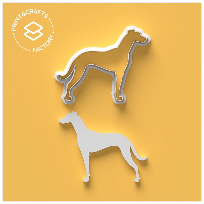 Dog English Greyhound Cookie Cutter - Animal, United Kingdom, Cute ...