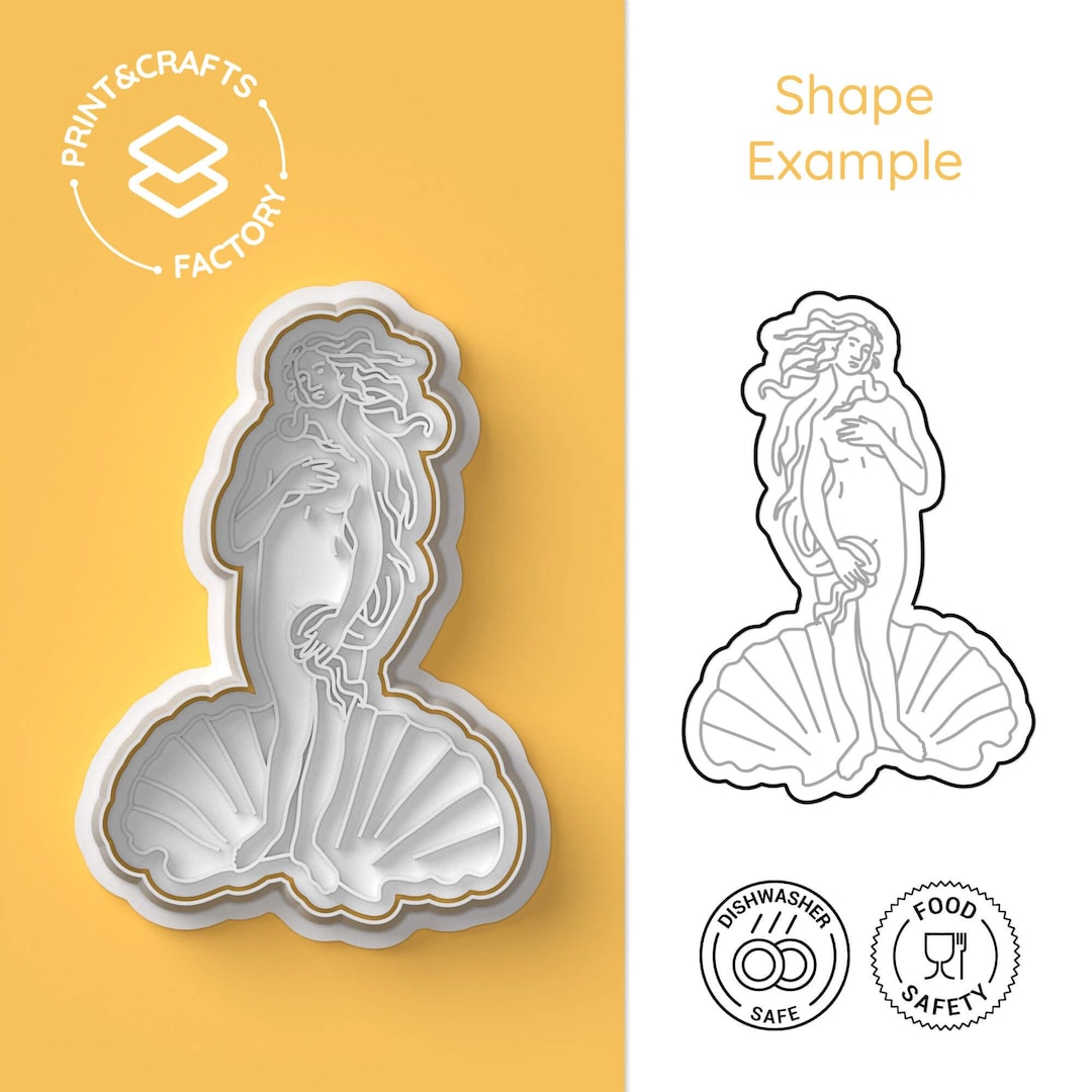 The Birth of Venus Cookie Cutter - Art, Sandro Botticelli, Italy ...