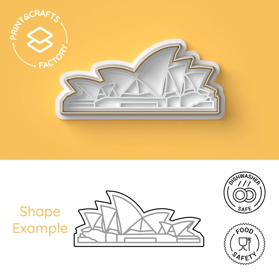 Sydney Opera House Cookie Cutter - Monument, Australia, Event Hall ...