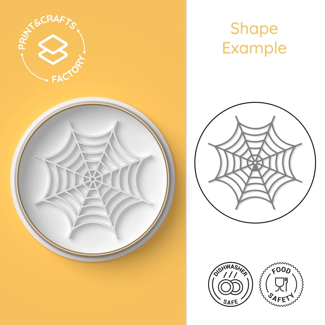 Cobweb Cookie Cutter - Spider, Fantasy, Halloween - Spooky and ...