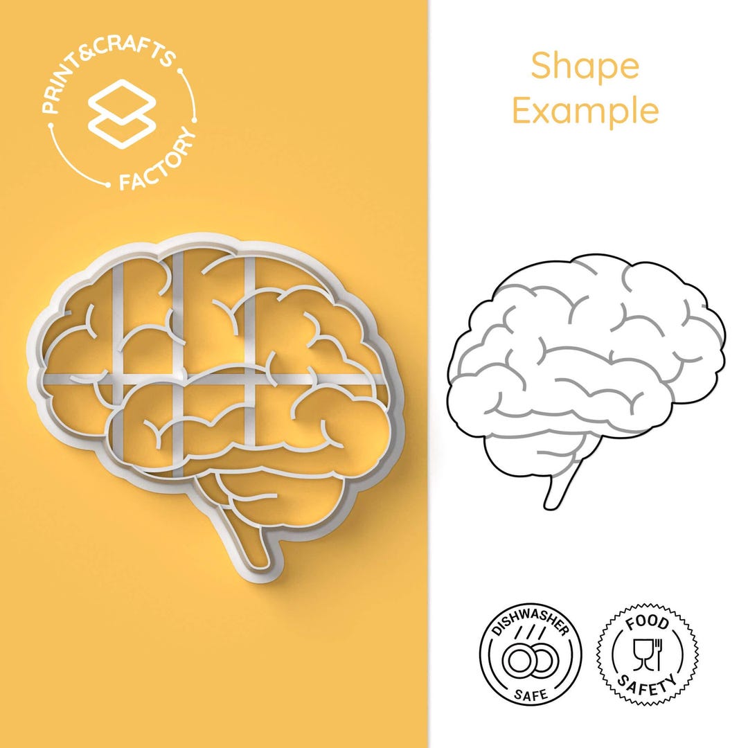 Brain Cookie Cutter - Human Body, Mental, Function - Clever and Fun ...