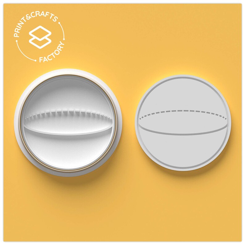 Sphere Cookie Cutter – 3D Sphere Shape Biscuit Mold, Geometric Baking ...