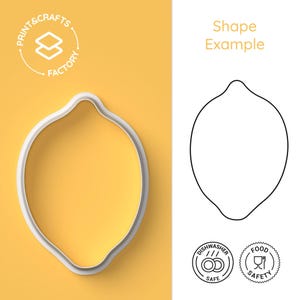 Lemon Cookie Cutter - Lemon Delight, Fruit- Fresh and Fun Biscuit Mold ...