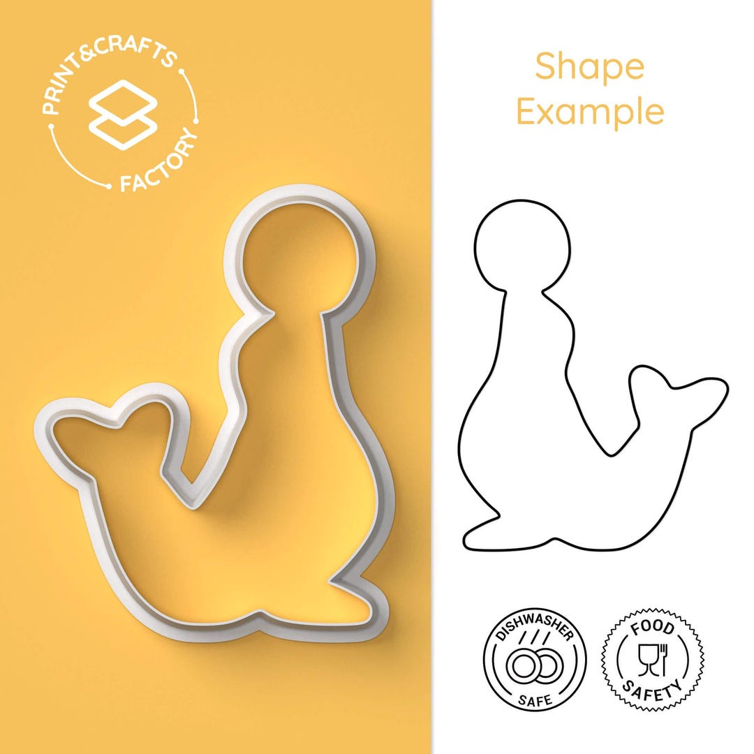 Seal Circus Cookie Cutter - Seal, Circus, Animal, Sea - Cute and Fun ...