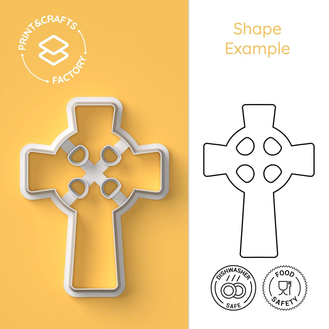 Celtic Cross Cookie Cutter - Cross, Symbol, Celtic Culture, Medieval ...