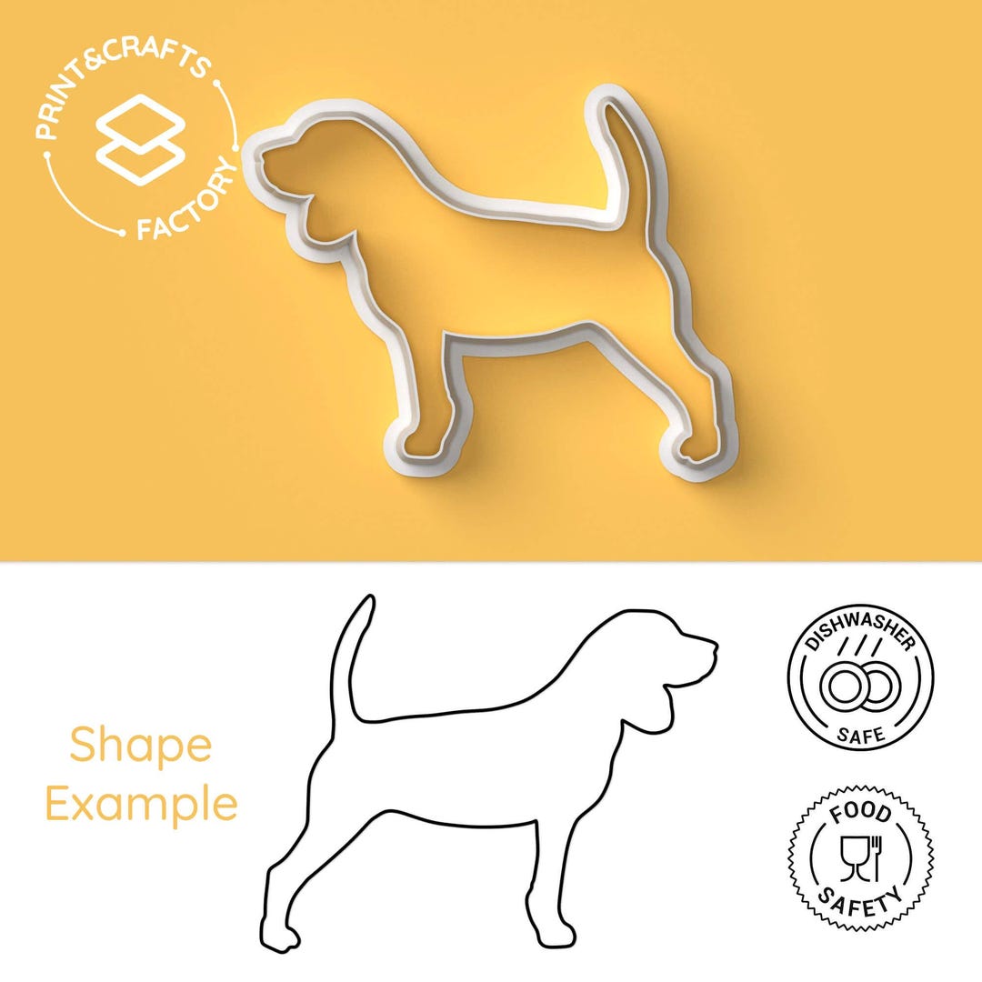 Dog Beagle Cookie Cutter - Animal, UK, United Kingdom, Cute, Love ...