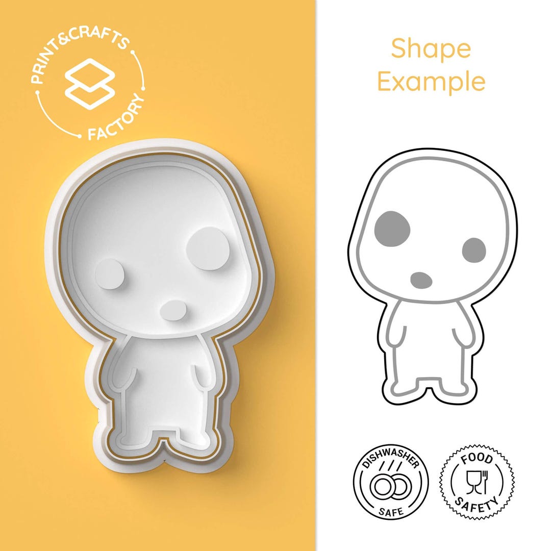 Kodama Cookie Cutter - Folklore, Japan, Spirit, Tree Inhabitants ...