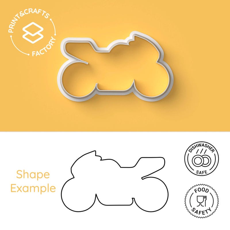 Motorcycle Cookie - Etsy