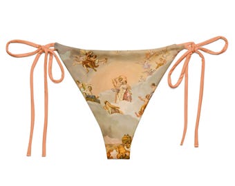 Cupid Renaissance Triangle String Bikini, Pastel Angelic Swimwear ...