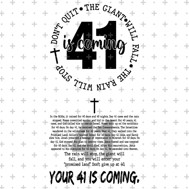 Bible Verse Png, Jesus Svg, Cross Png, Bundle Your 41 is Coming SVG PNG ...