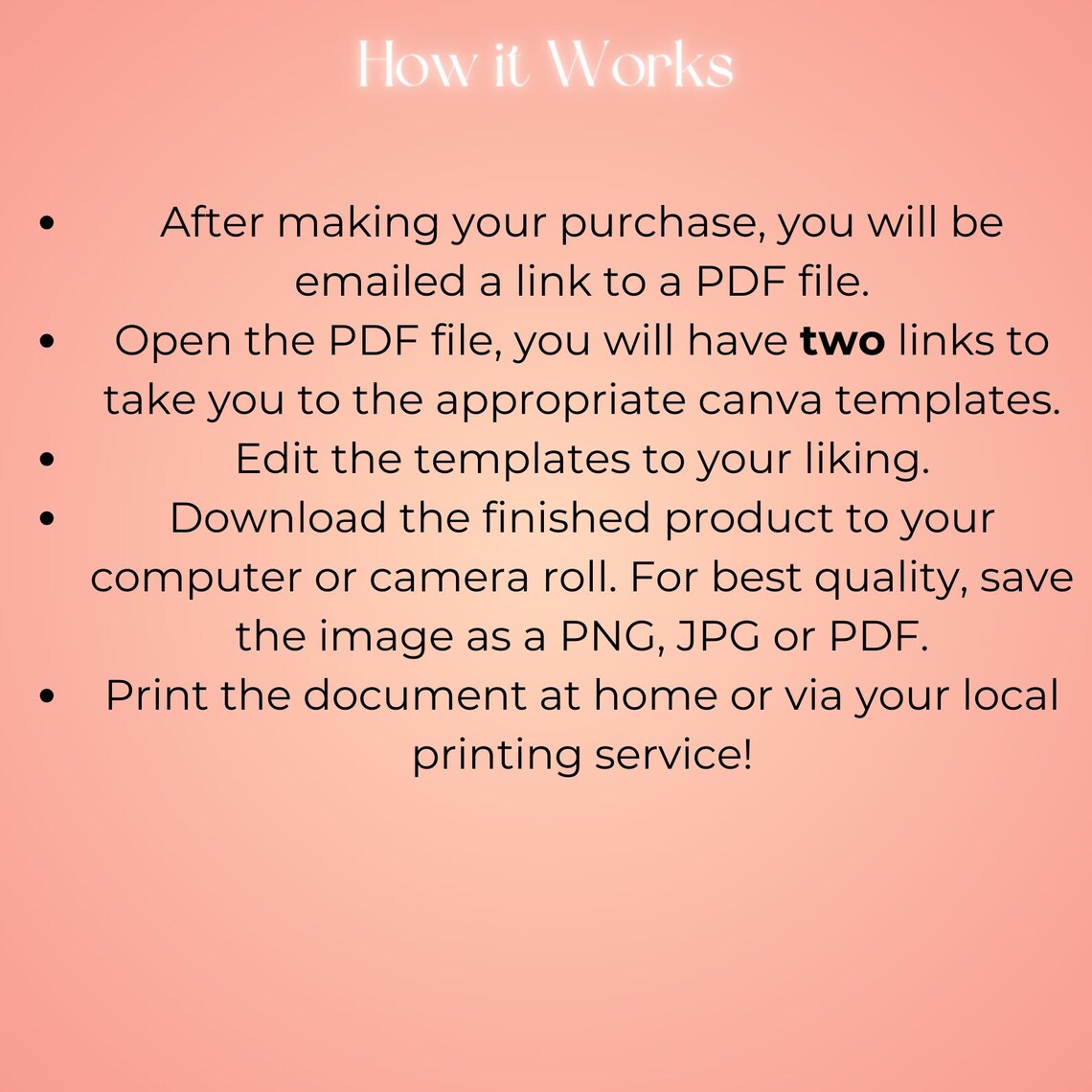 Peachy Press on Nail Business Templates: Display & Sizing Kit (editable ...