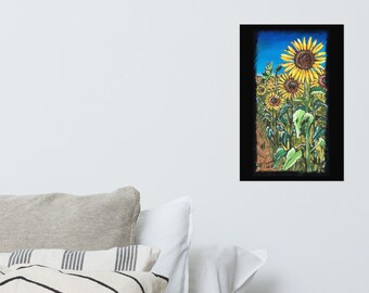 Sunflower Print - Etsy