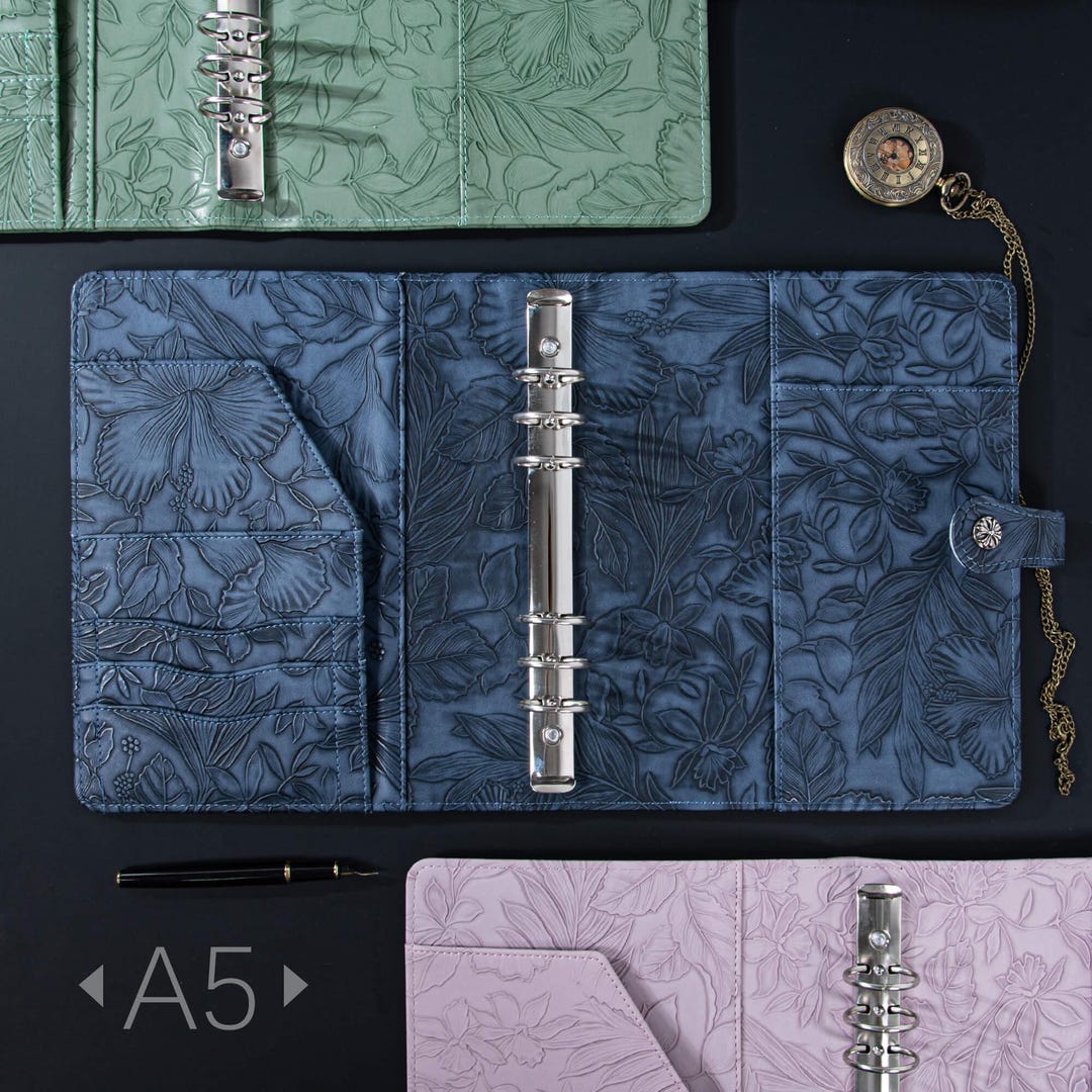 6-ring Binder Padfolio Custom, Women's Padfolio, Personalized Name&logo ...