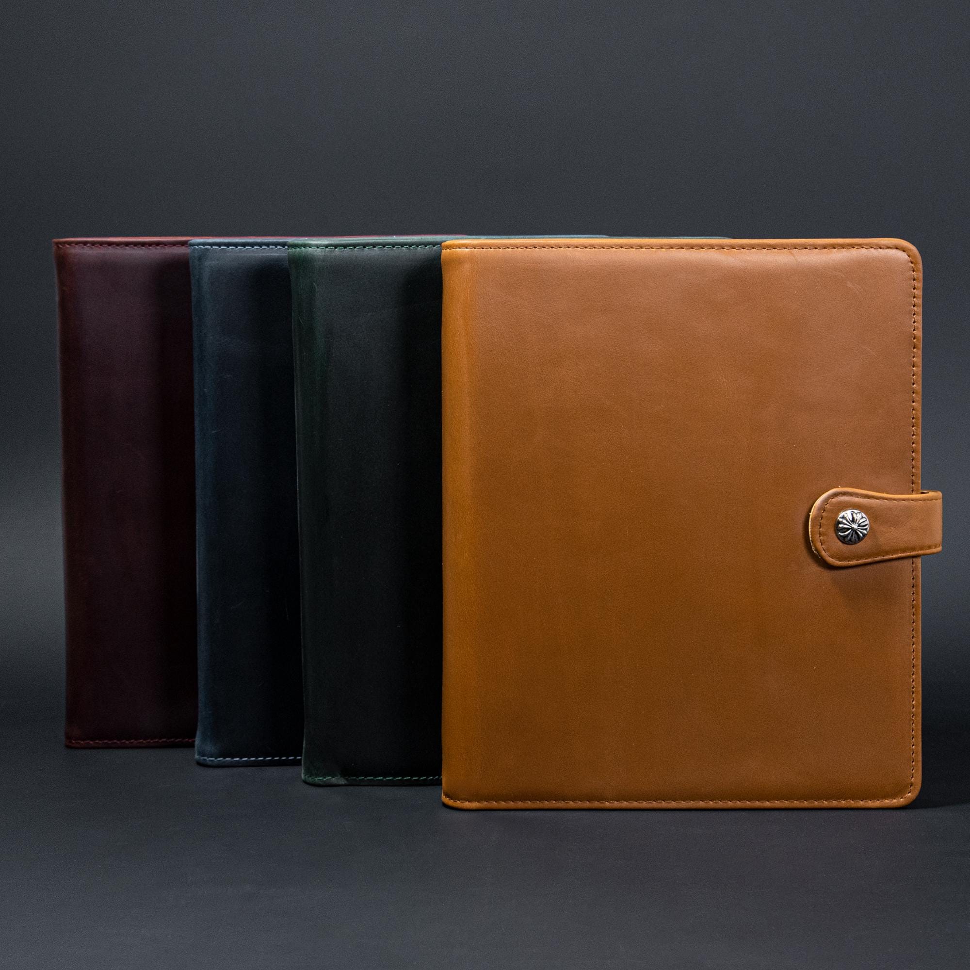 Custom Crazy Horse Leather Binder Cover,a4/a5/b5 Leather Journal ...
