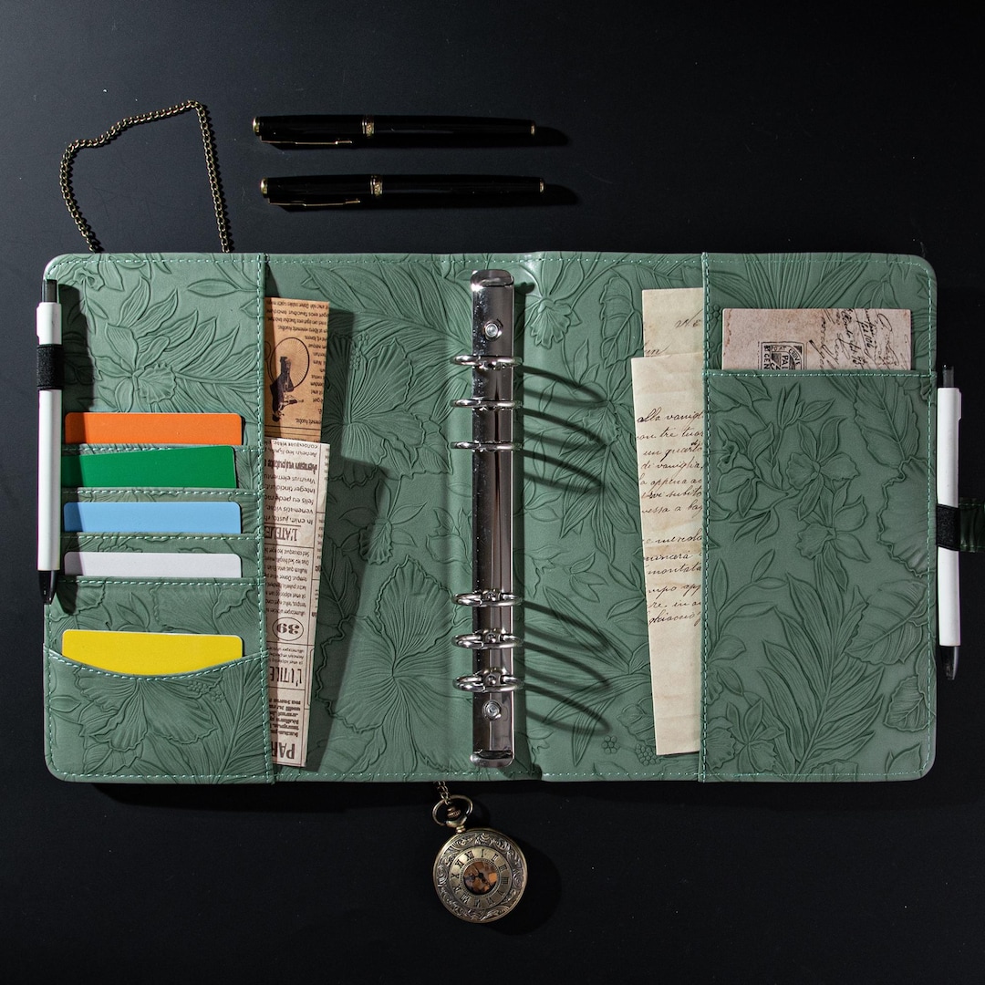 Personalized Embossed A4/A5/B5 Planner, Customizable Binder Cover ...