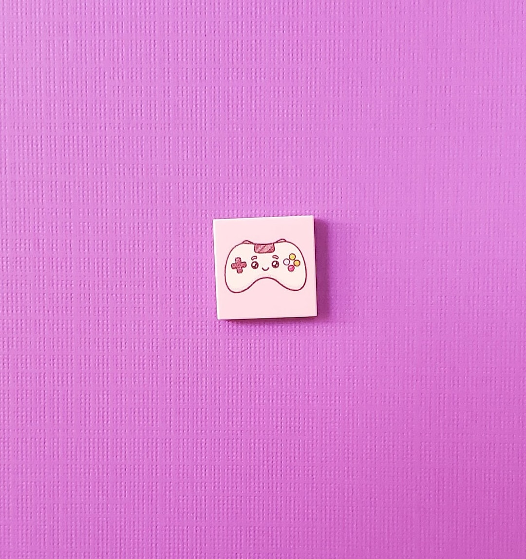 Kawaii Game Controller Custom Uv-printed Brick Tile Art - Etsy