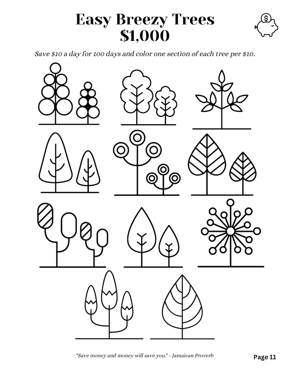 100K Savings Challenge Book - Etsy