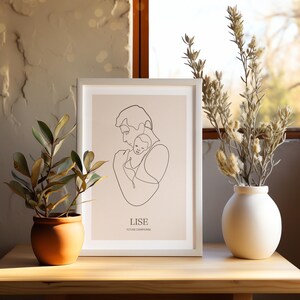 Personalized Birth Poster - Baby Poster With First Name - Customizable ...